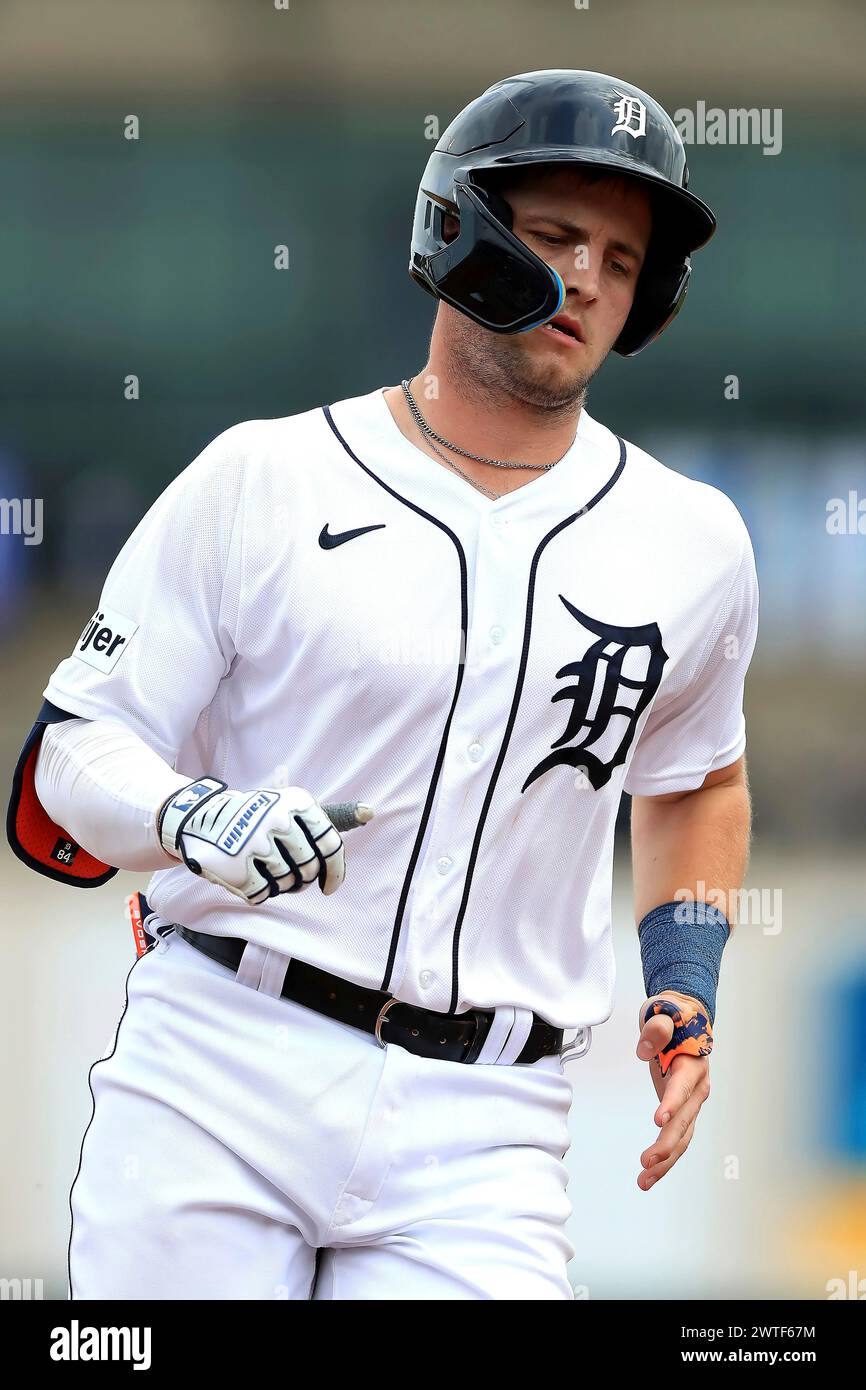 LAKELAND, FL - MARCH 16: Detroit Tigers Third Baseman Jace Jung (4 ...
