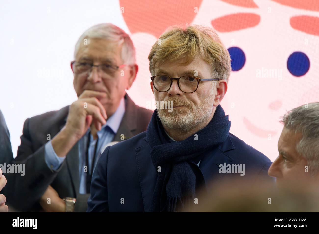 Paris, France. 1st Mar, 2024. Minister of Agriculture Marc Fesneau ...