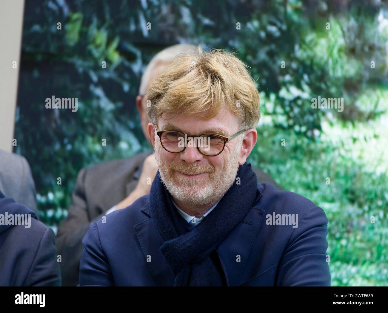 Paris, France. 1st Mar, 2024. Minister of Agriculture Marc Fesneau ...