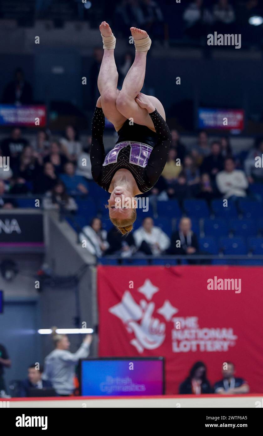 17th March 2024, M&S Bank Arena, Liverpool, England; British Gymnastics ...