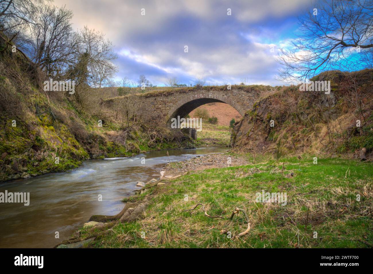 old bridge of castleton king edward aberdeenshire scotland Stock Photo ...