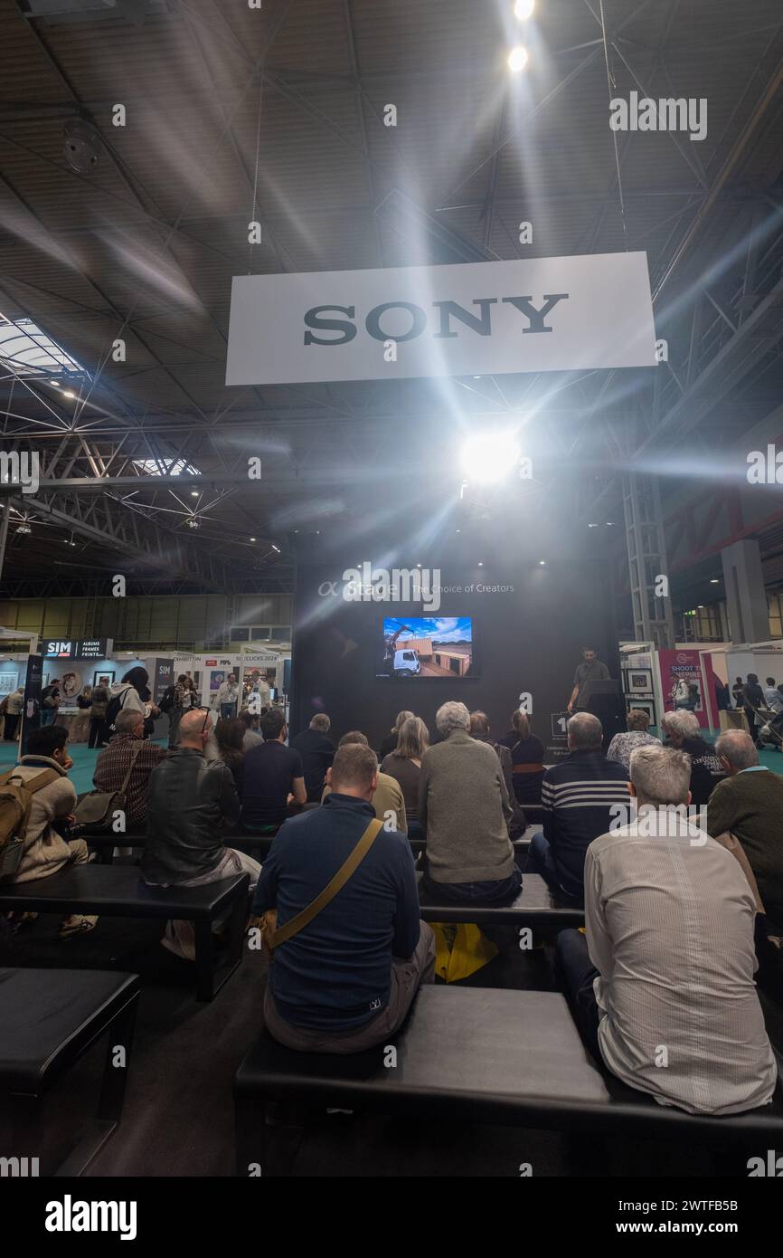 Birmingham, England, UK. Sunday 17th March 2024. Sony Alpha Stage, at ...