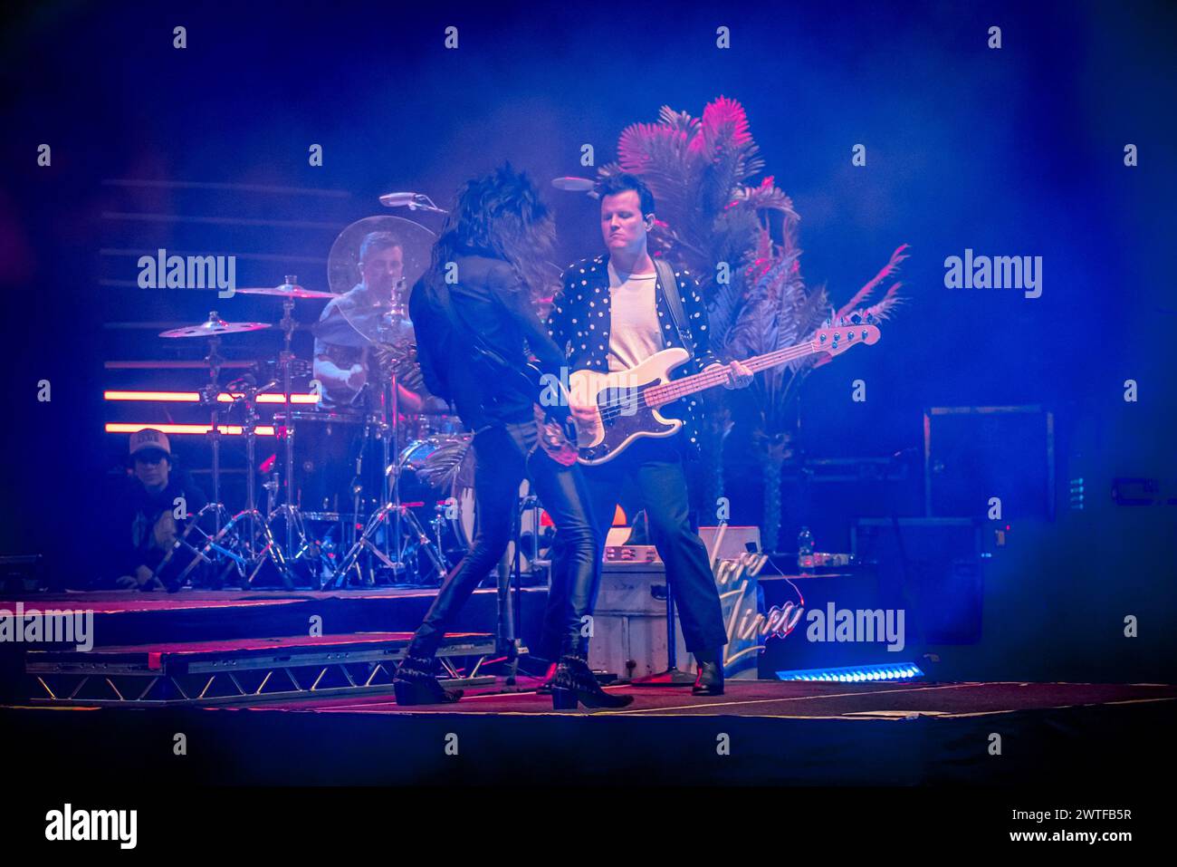 Rome, Italy. 12th Mar, 2024. LP GUITARIST ANDREW BERKELEY MARTIN WITH ...