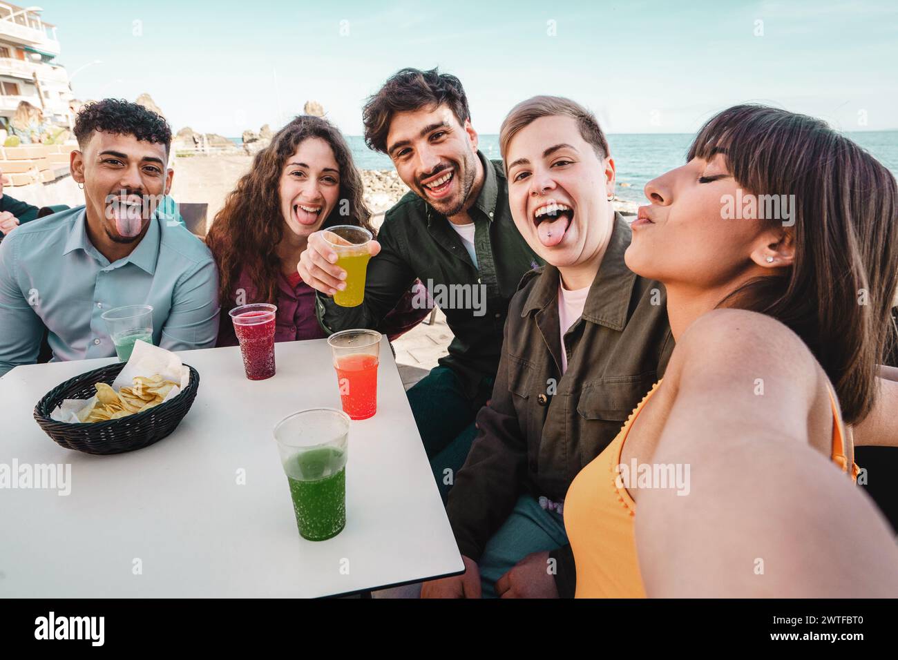 Beachside bonding hi-res stock photography and images - Alamy