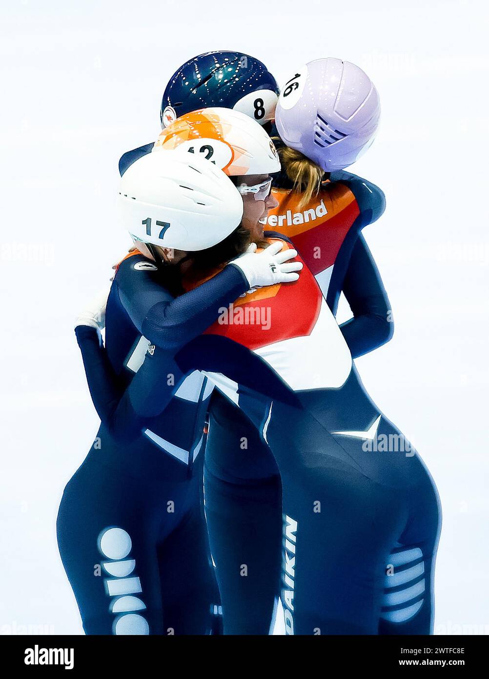 ROTTERDAM - The Dutch ladies during the women's relay final at the ...