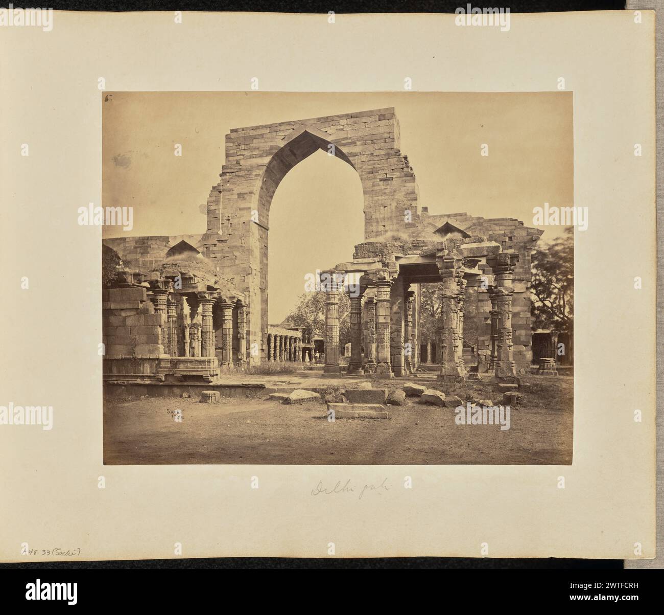 Delhi Gate. John Edward Saché, photographer (Prussian or British, born ...