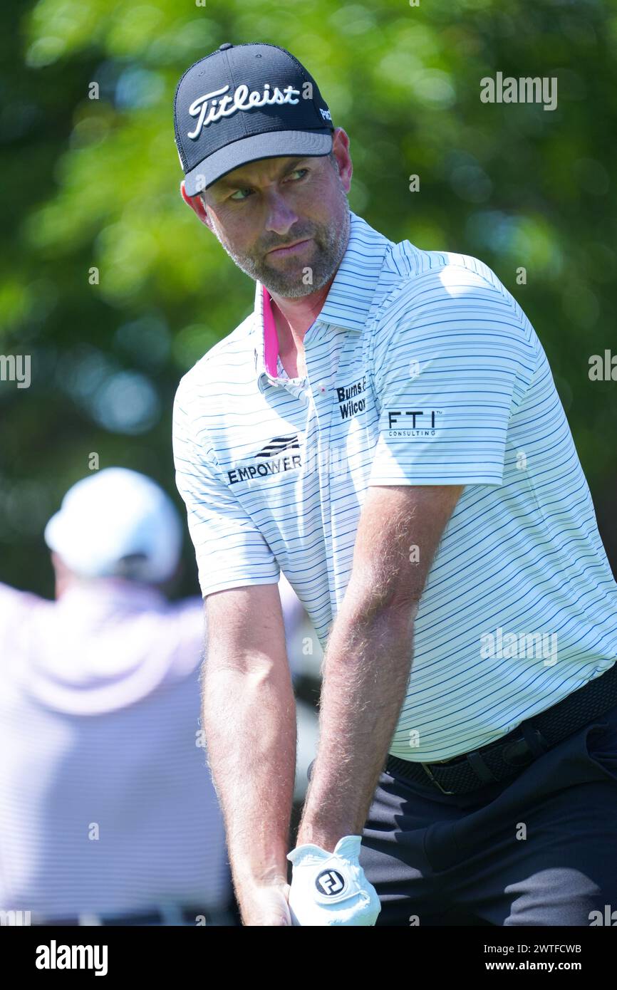 Orlando, Florida, USA, March 10, 2024, Webb Simpson During the 2024 ...