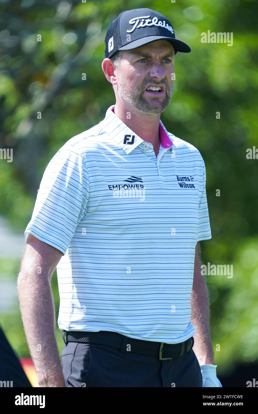 Orlando, Florida, USA, March 10, 2024, Webb Simpson During the 2024 ...