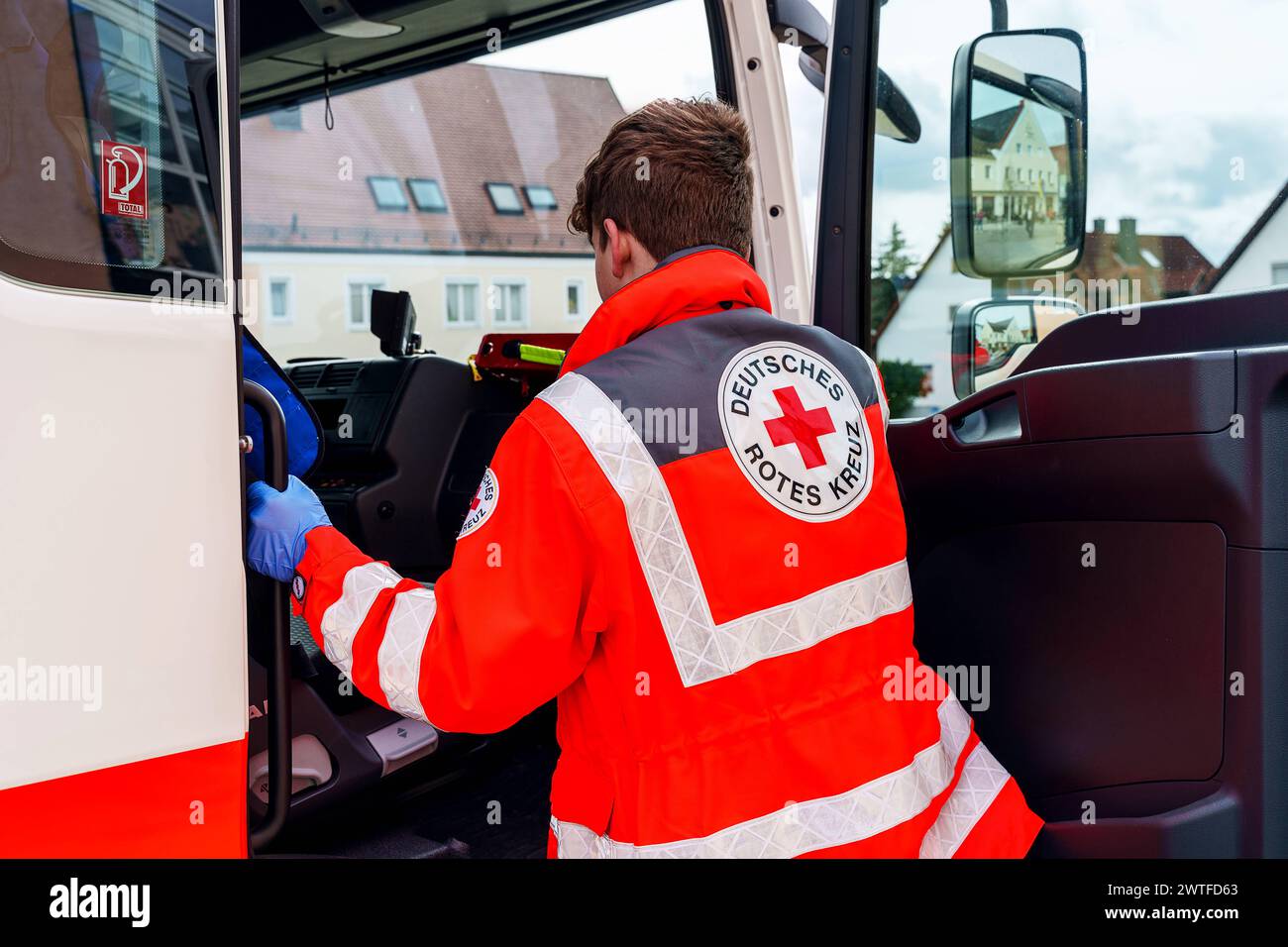 Schwabmünchen, Bavaria, Germany - March 17, 2024: Paramedic from the ...