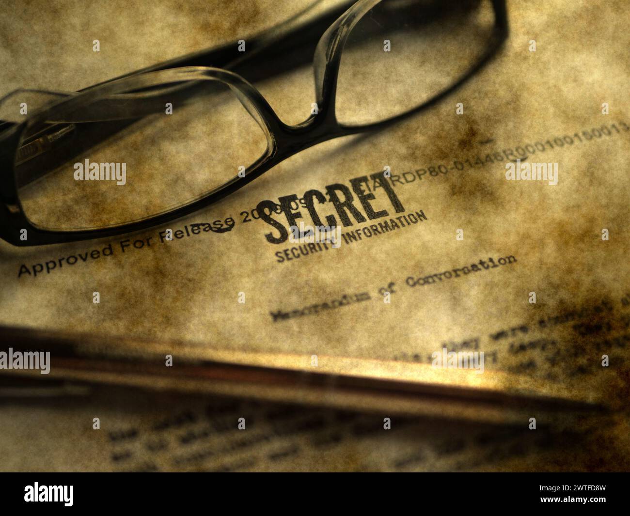 Unclassified document stamp hi-res stock photography and images - Alamy