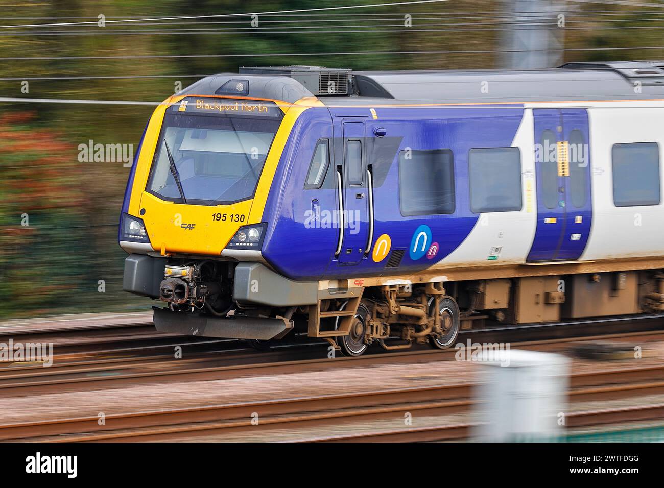 Northern Arriva Train passing Colton Junction near York,North Yorkshire ...