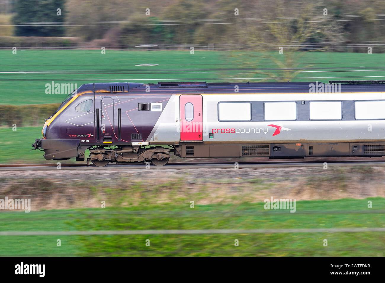Cross country fast moving train hi-res stock photography and images - Alamy