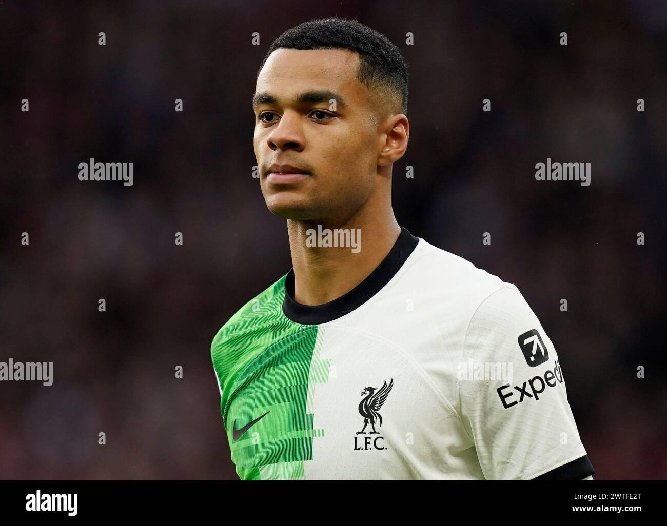 Manchester, UK. 17th Mar, 2024. Cody Gapko of Liverpool during The FA ...