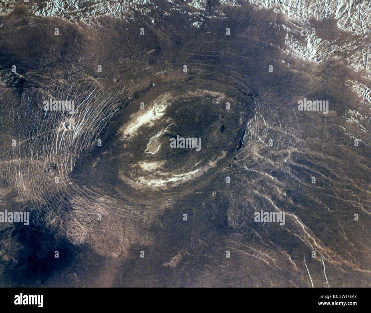 Venus taken by Magellan Robotic Space Probe Using Synthetic Aperture ...