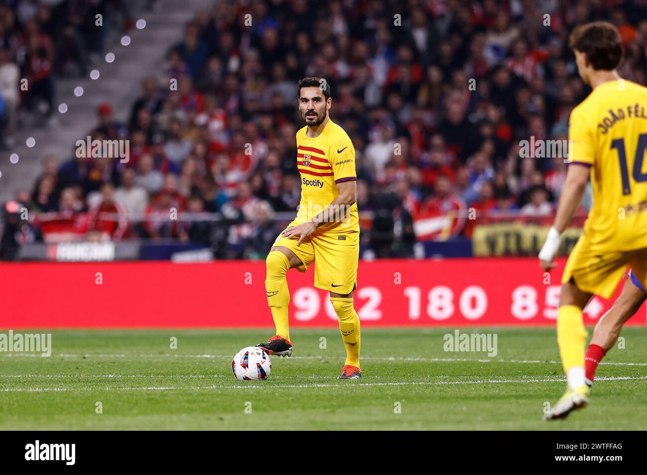Ilkay Gundogan of FC Barcelona in action during the Spanish League ...