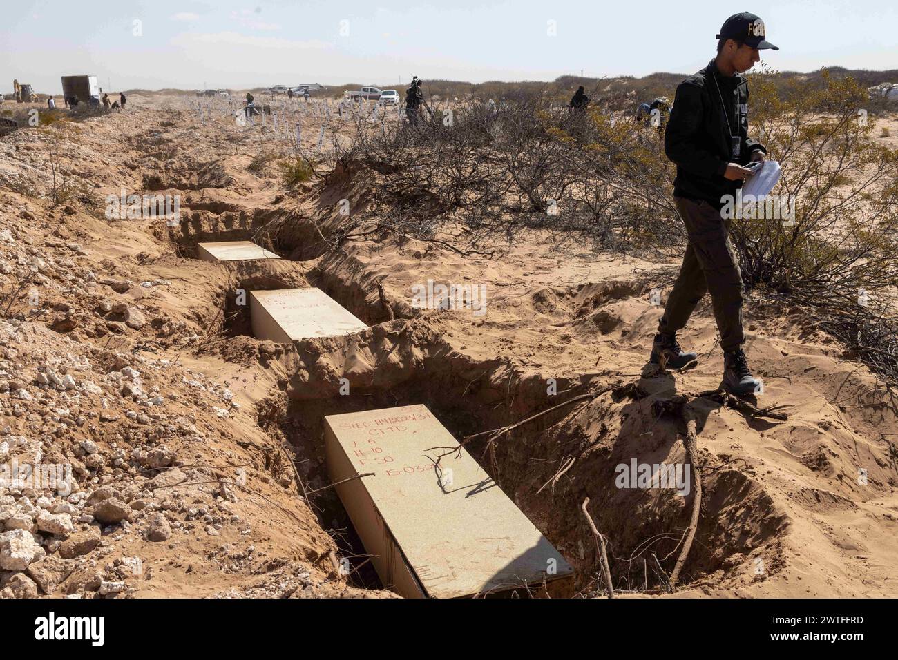 Auburn Hills, Michigan, USA. 15th Mar, 2024. Forensic medical service ...