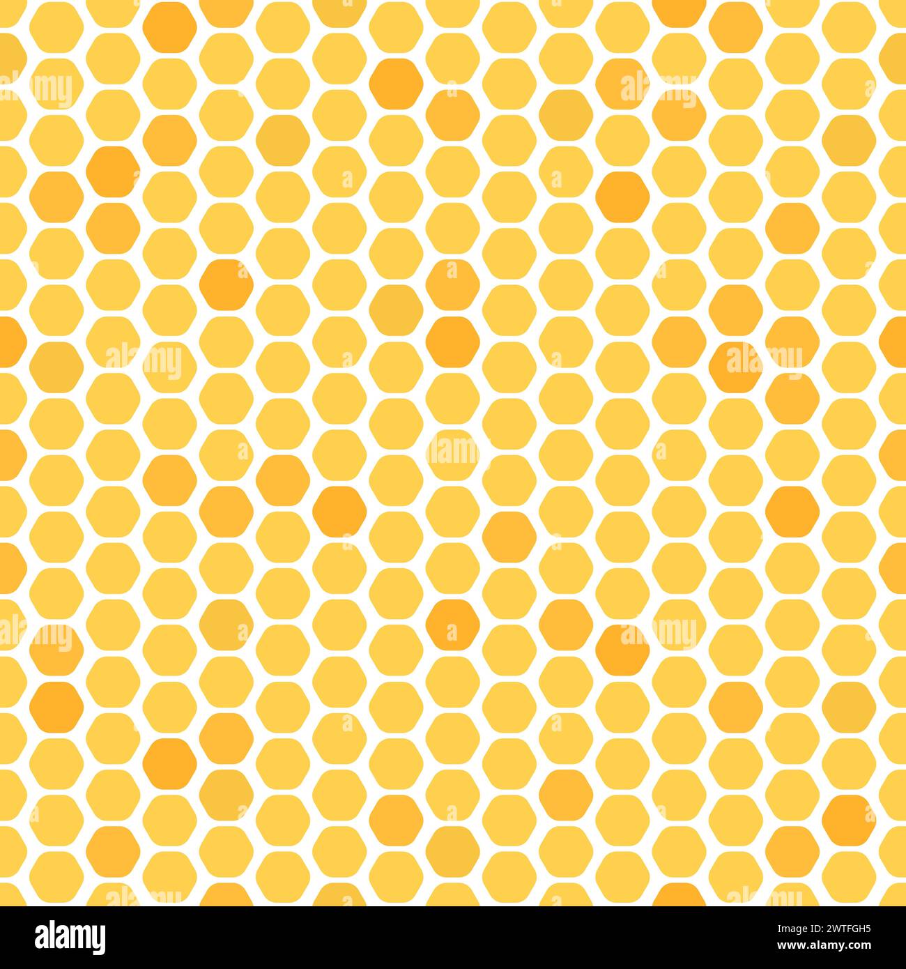 Honeycombs seamless pattern. Orange yellow honeycomb background ...