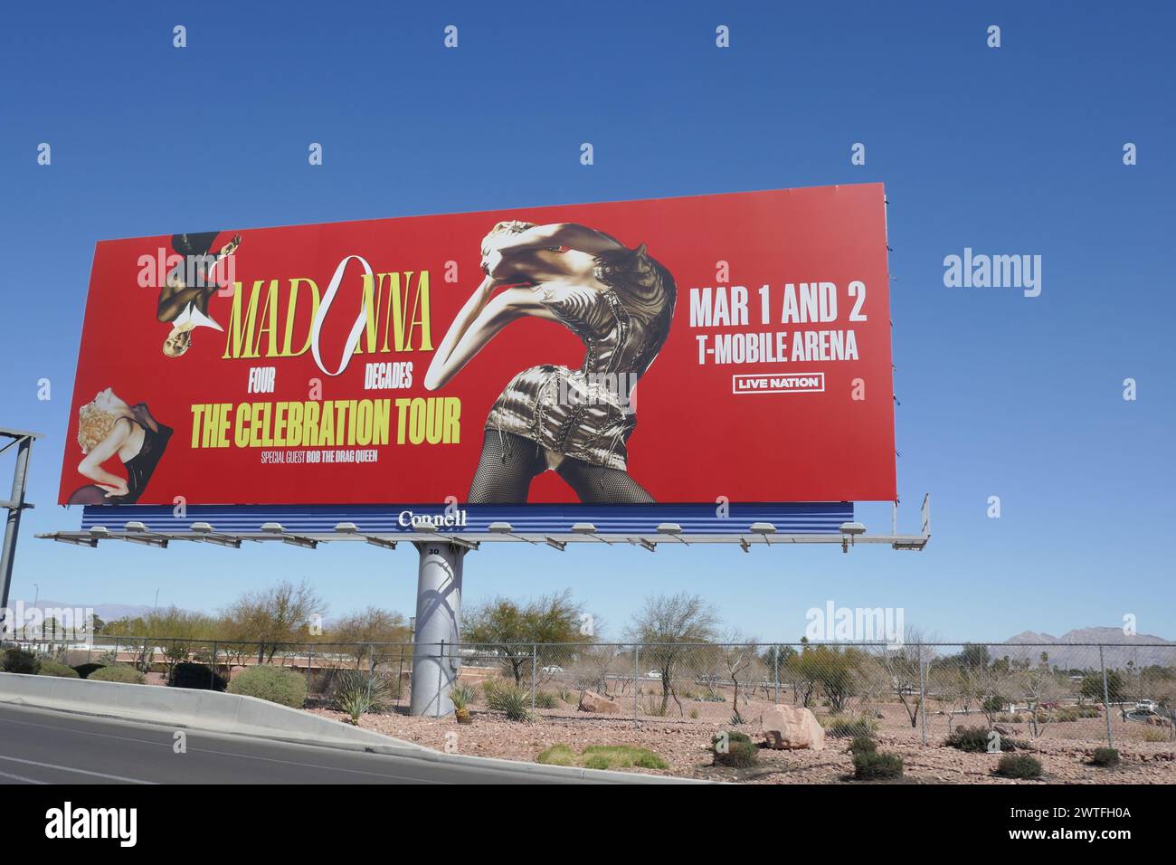 Las Vegas, Nevada, USA 8th March 2024 Madonna The Celebration Tour T ...