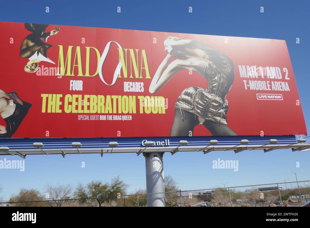 Las Vegas, Nevada, USA 8th March 2024 Madonna The Celebration Tour T ...