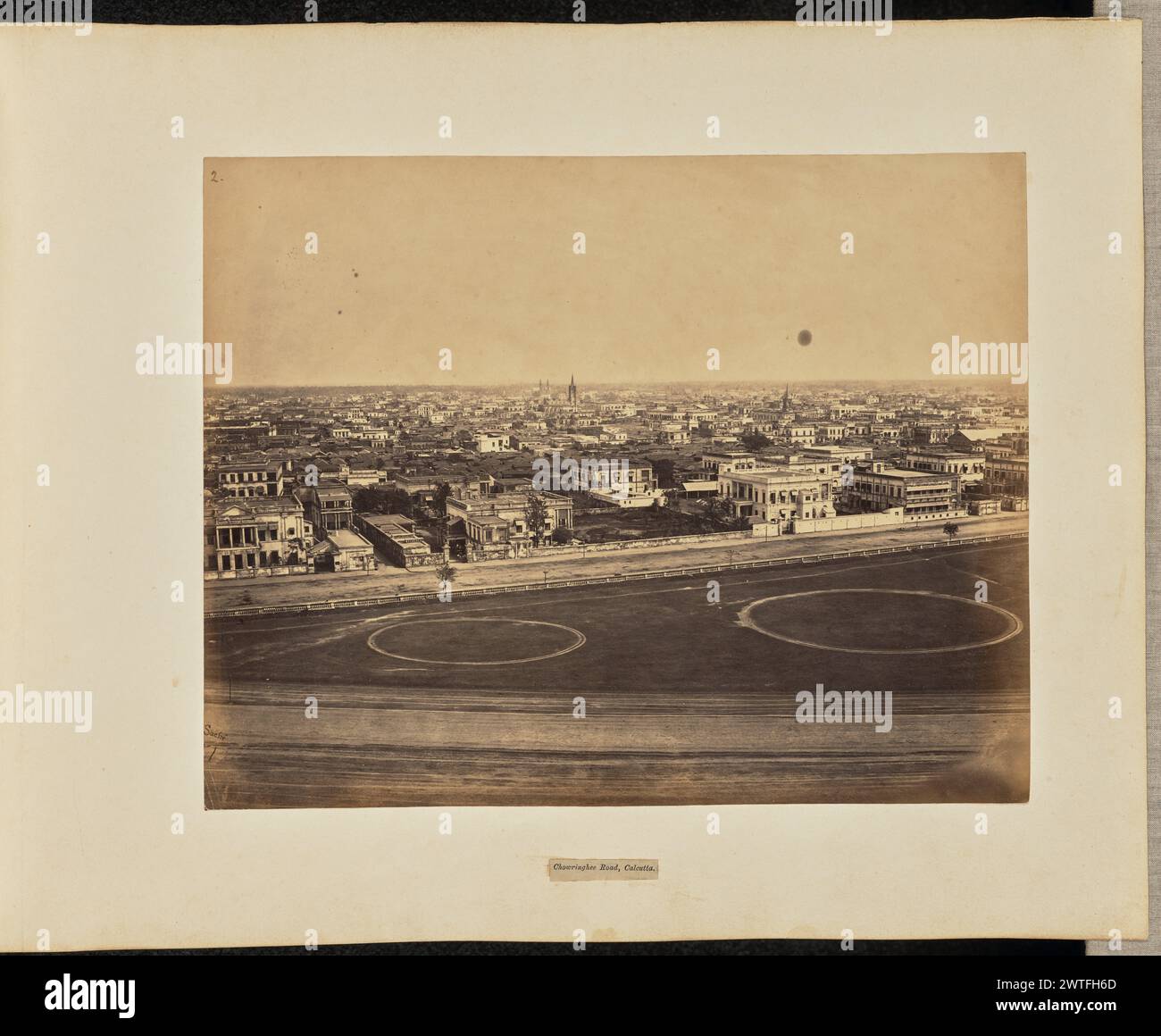 Chowringhee Road, Calcutta. John Edward Saché, photographer (Prussian ...