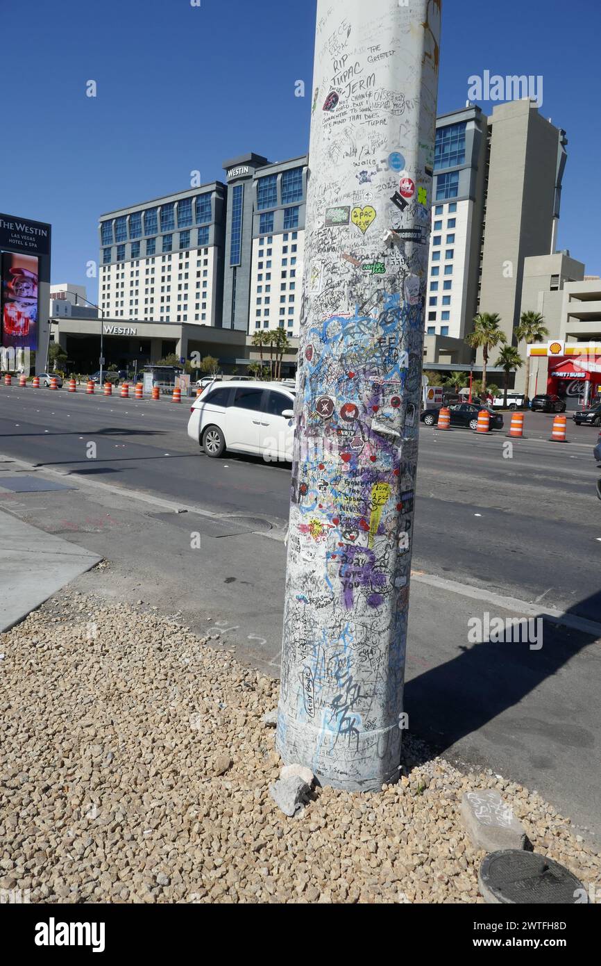 Las Vegas, Nevada, USA 8th March 2024 Rapper Tupac Shakur Murder ...