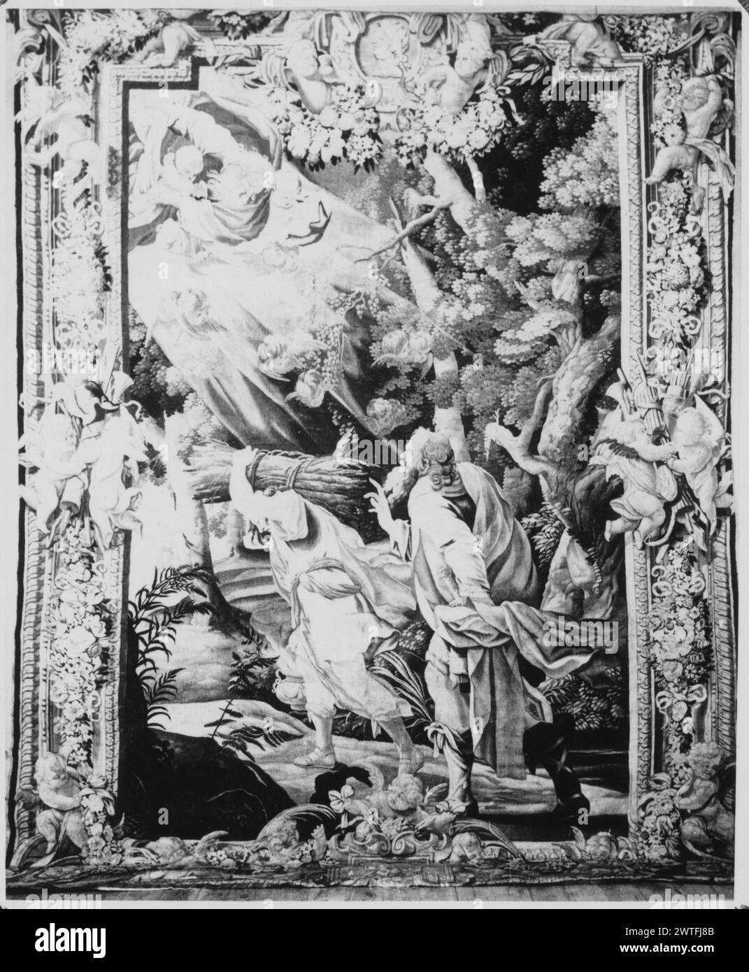 Abraham isaac sacrifice Black and White Stock Photos & Images - Alamy