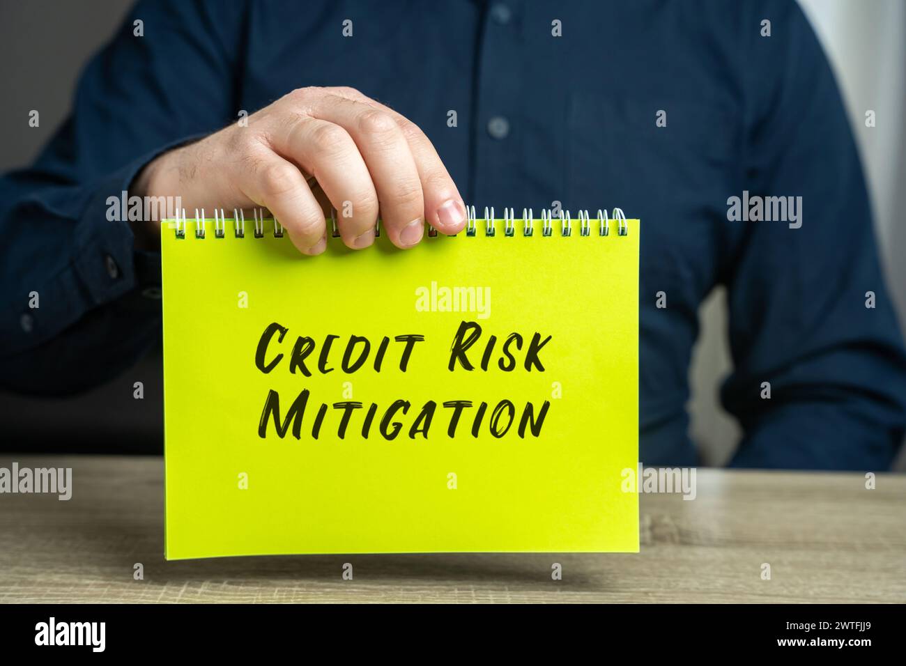 Credit Risk Mitigation concept. Minimizing the risk of losing money due ...