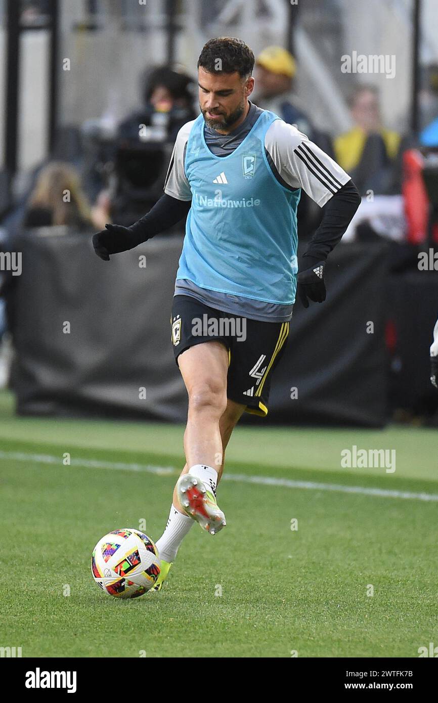 Columbus, Ohio, USA. 16th Mar, 2024. Columbus Crew defender Rudy ...