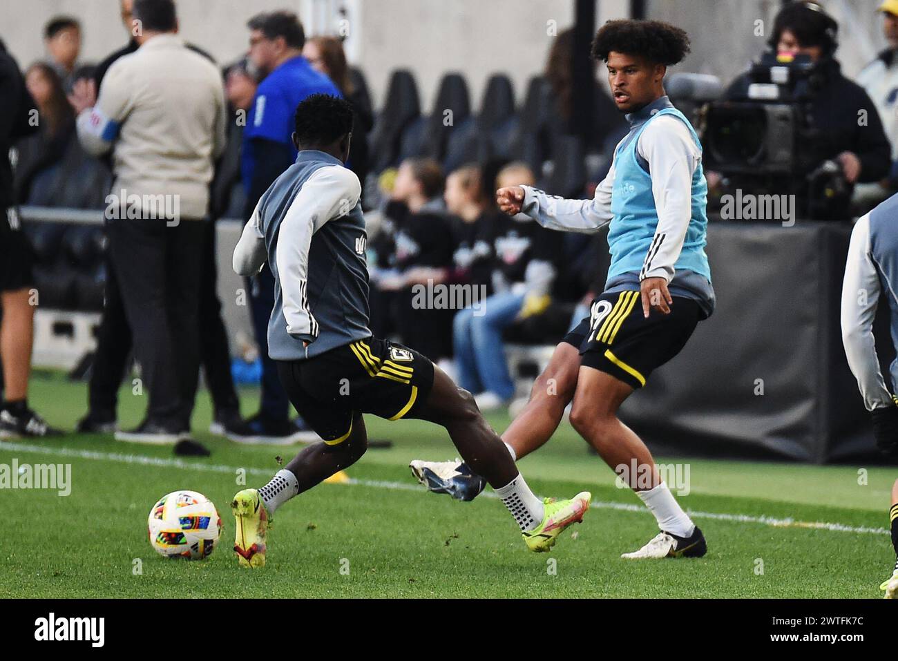 Columbus, Ohio, USA. 16th Mar, 2024. Columbus Crew forward Jacen ...