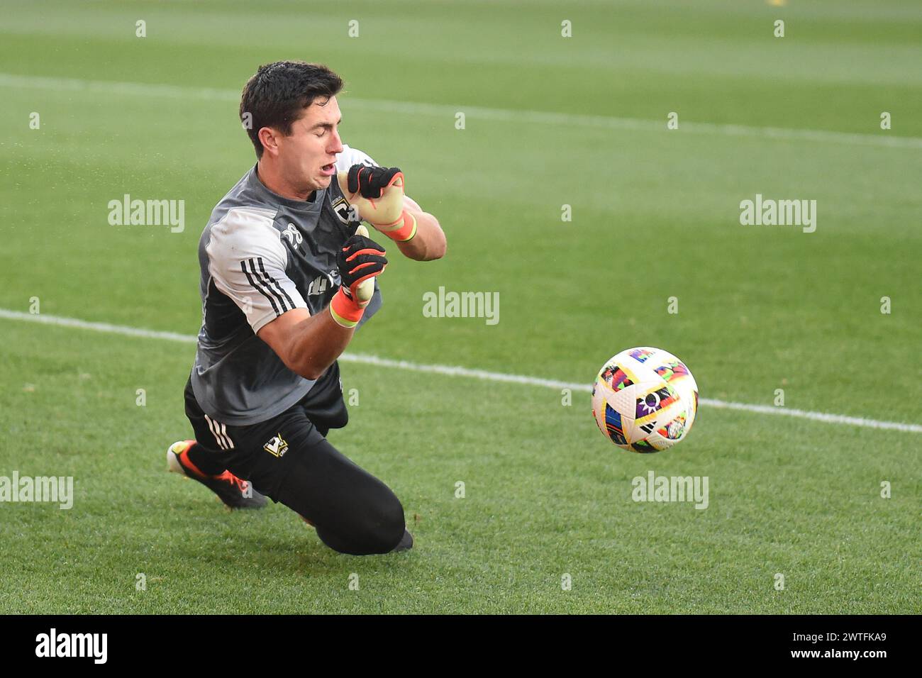 Columbus, Ohio, USA. 16th Mar, 2024. Columbus Crew goalkeeper Patrick ...