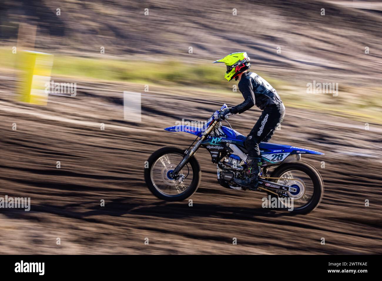 Wonthaggi, Australia, 17 March, 2024. Cooper Holroyd of NSW driving ...