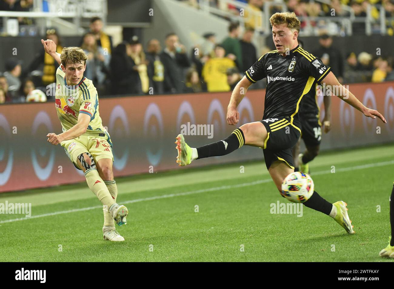 Columbus, Ohio, USA. 16th Mar, 2024. Columbus Crew midfielder Aidan ...