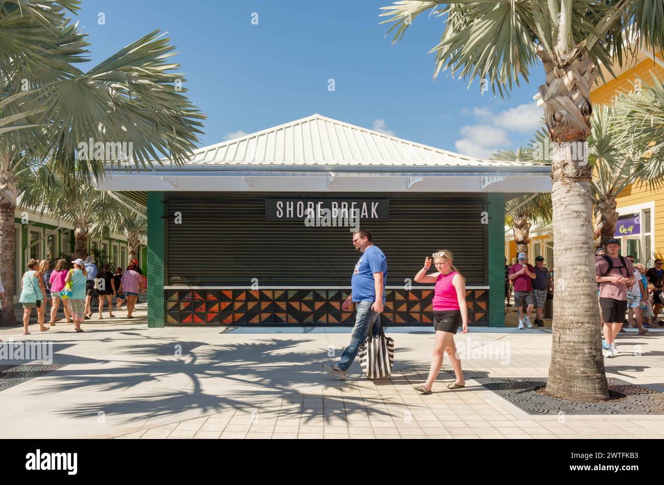NASSAU, BAHAMAS - January 31, 2024: With a population of 260,000 ...