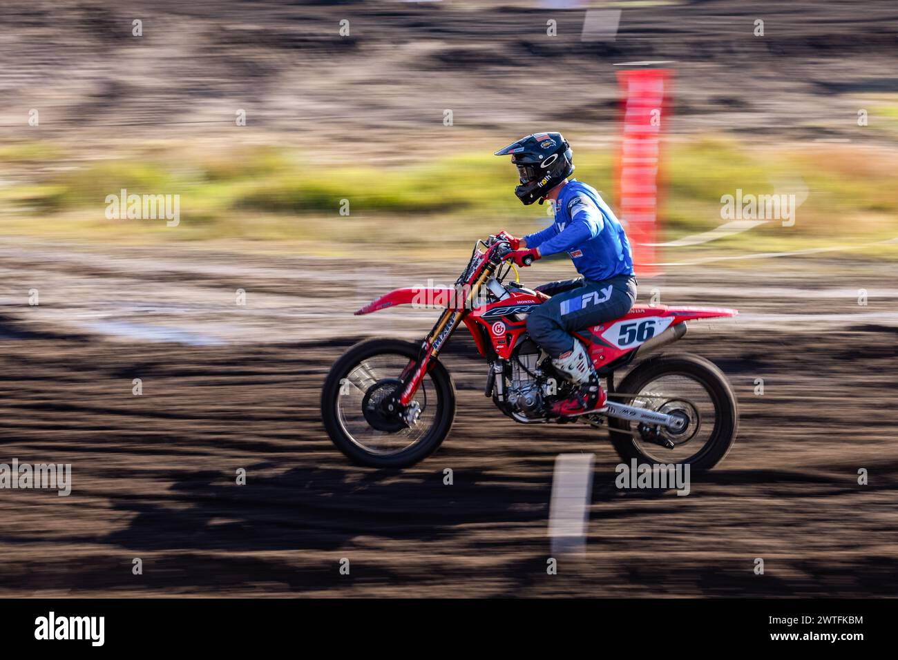 Wonthaggi, Australia, 17 March, 2024. Riley Stephens of NSW driving ...