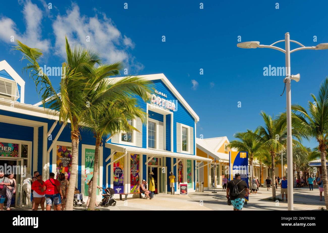 NASSAU, BAHAMAS - January 31, 2024: With a population of 260,000 ...