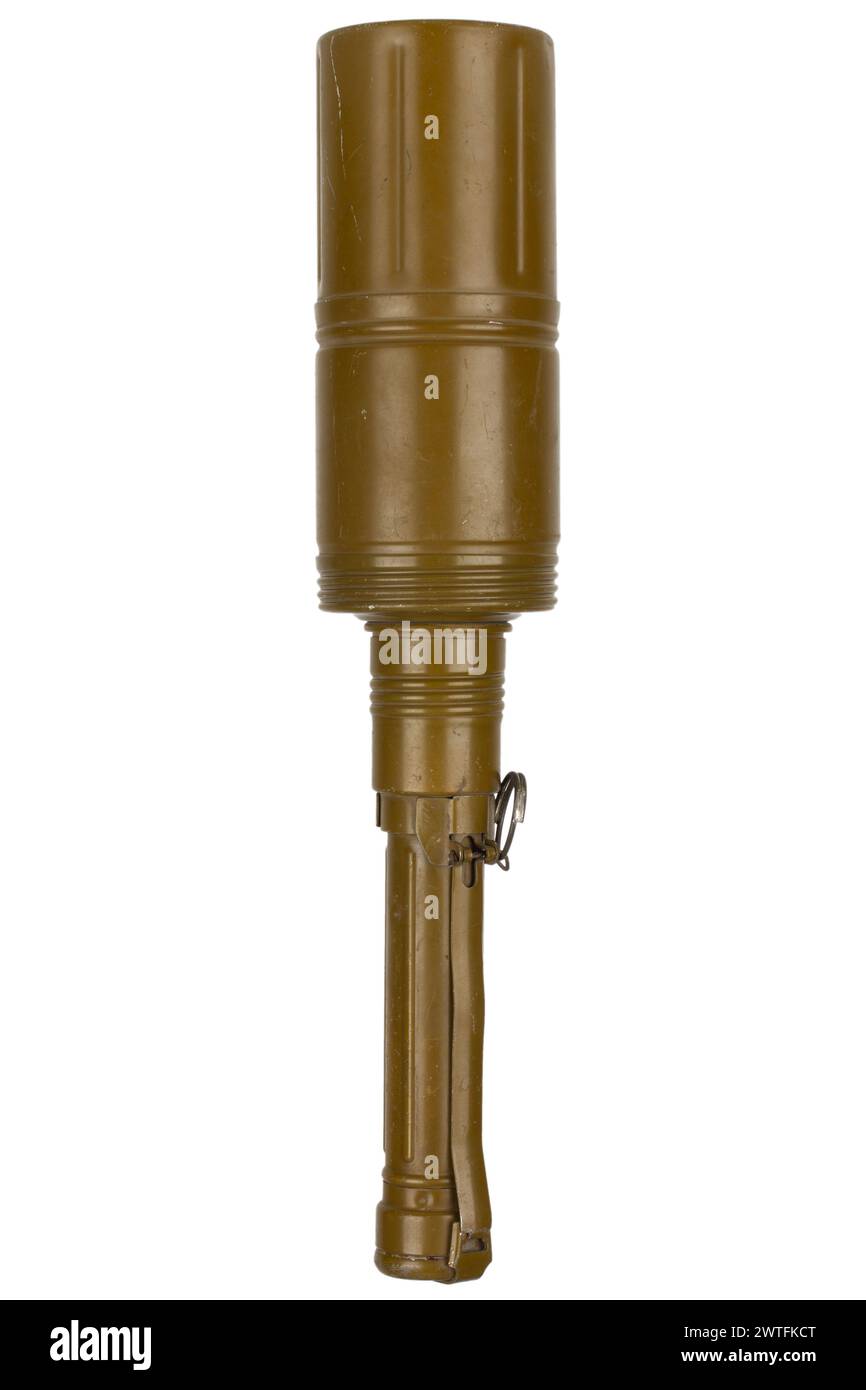RKG-3 Soviet anti-tank handheld shaped-charge grenade. Isolated on ...
