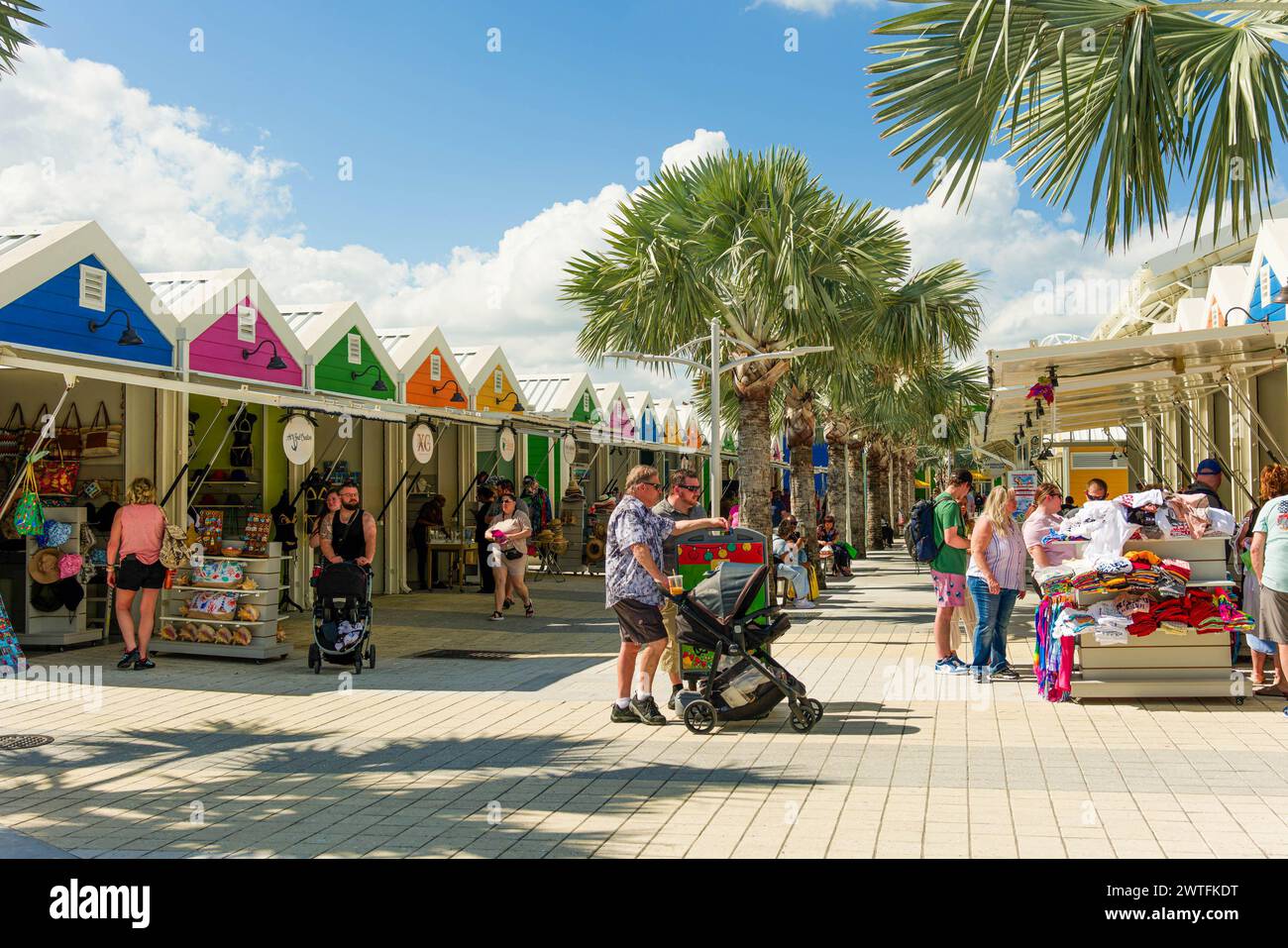 NASSAU, BAHAMAS - January 31, 2024: With a population of 260,000 ...