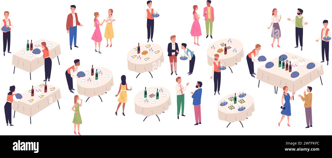 Woman canape party Stock Vector Images - Alamy