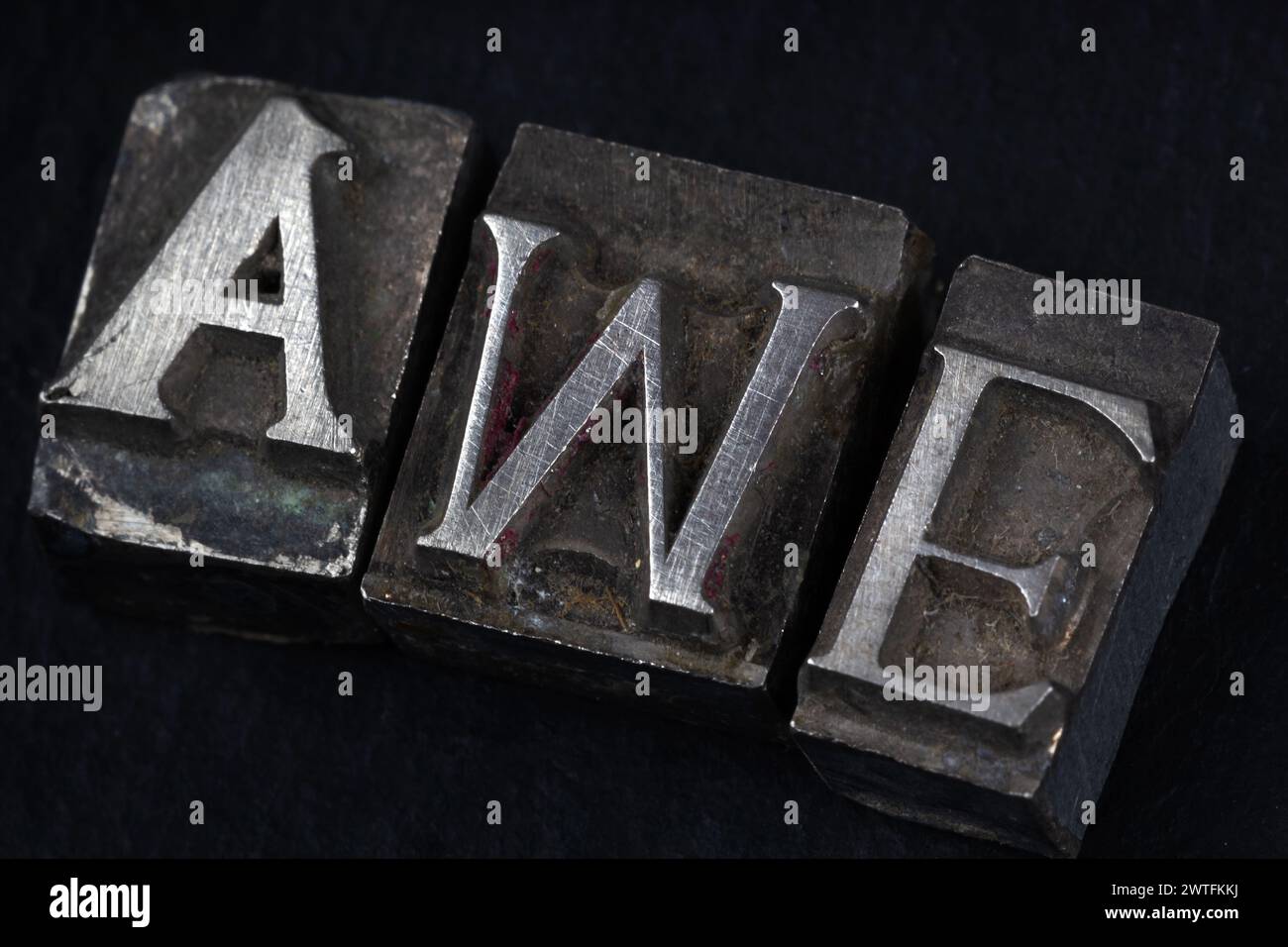movable type alphabet set background Stock Photo - Alamy