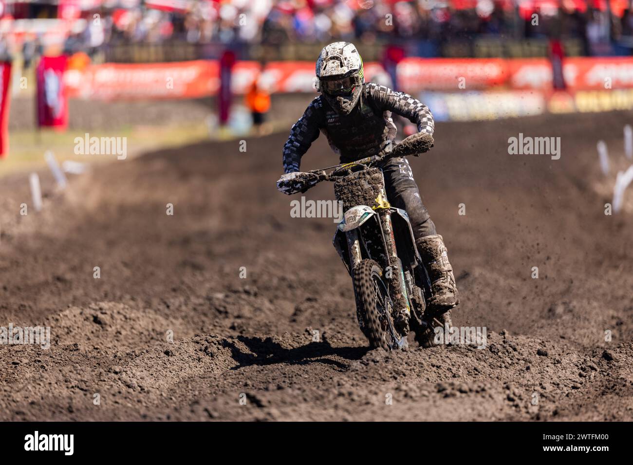 Wonthaggi, Australia, 17 March, 2024. MX1 rider during the Penrite ...