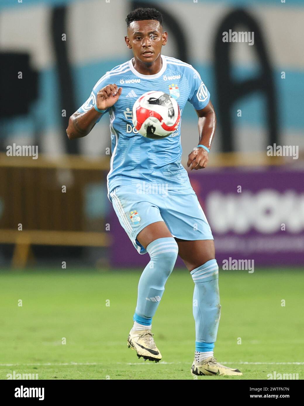 Lima, Peru. 13th Mar, 2024. Franco Medina of Sporting Cristal during ...