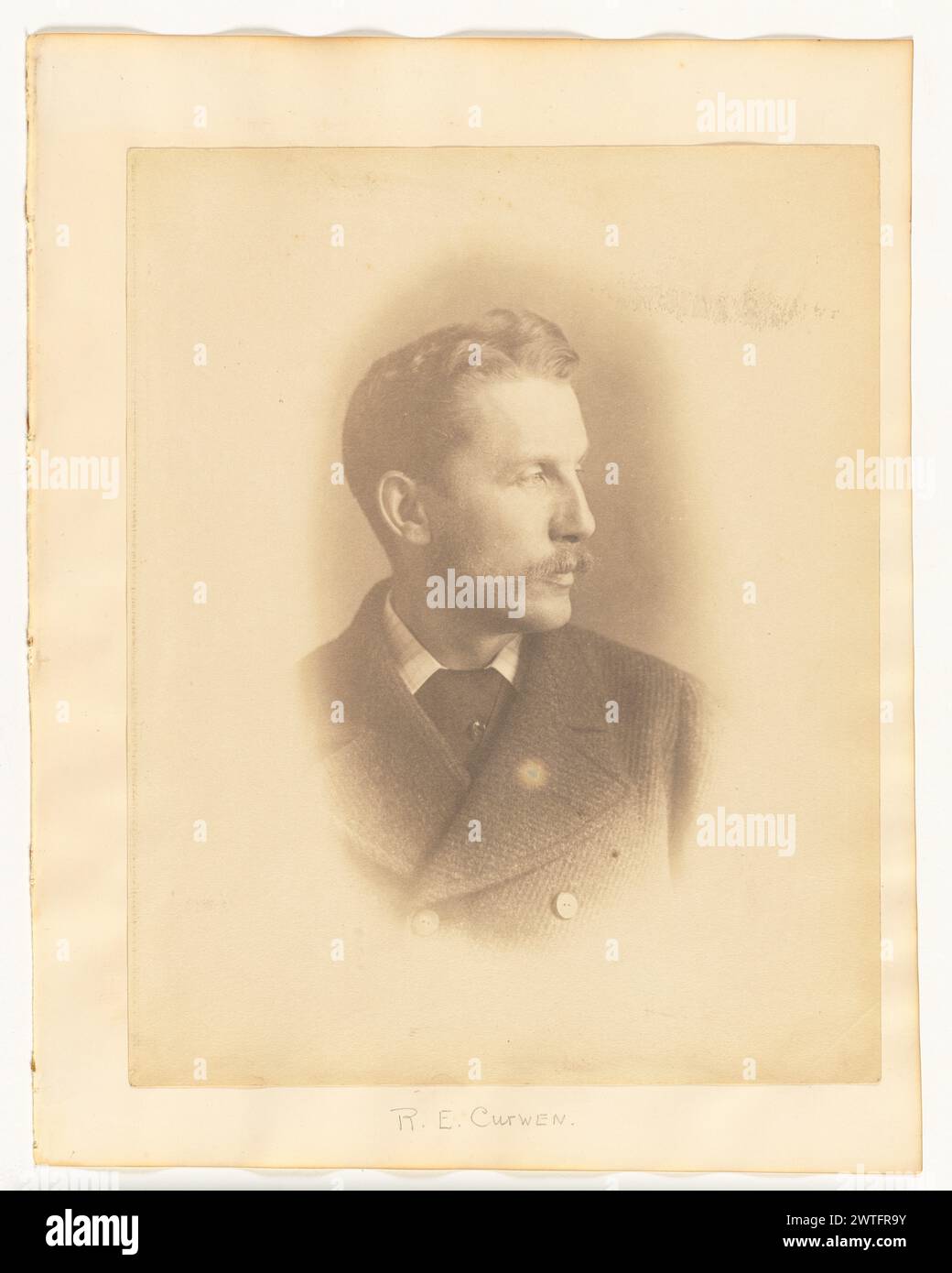 R. E. Curwen. Possibly Thomas Rodger, photographer (Scottish, 1832 ...