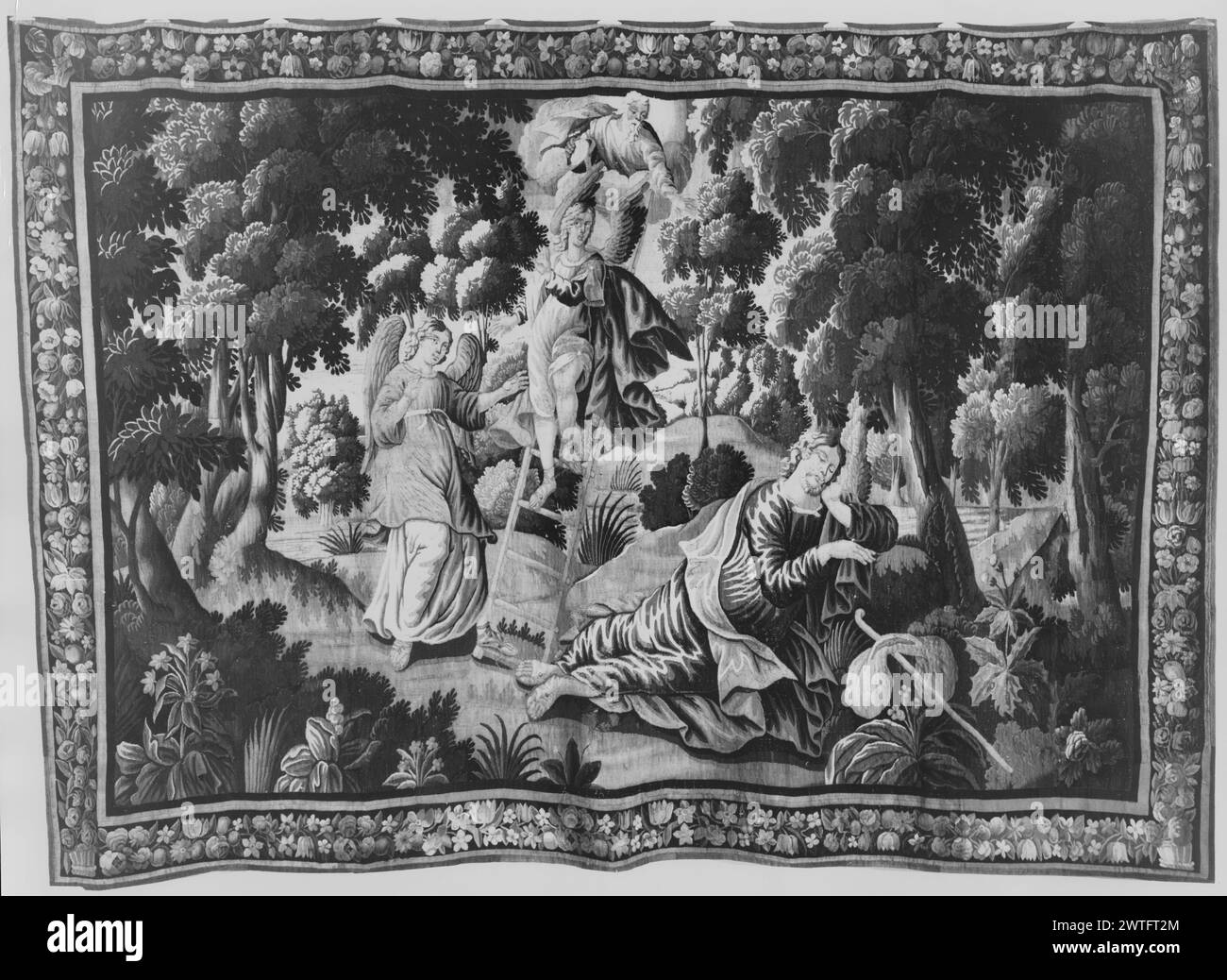 Dream of Jacob. unknown c. 1690 Tapestry Dimensions: H 9'3" x W 13'6 ...