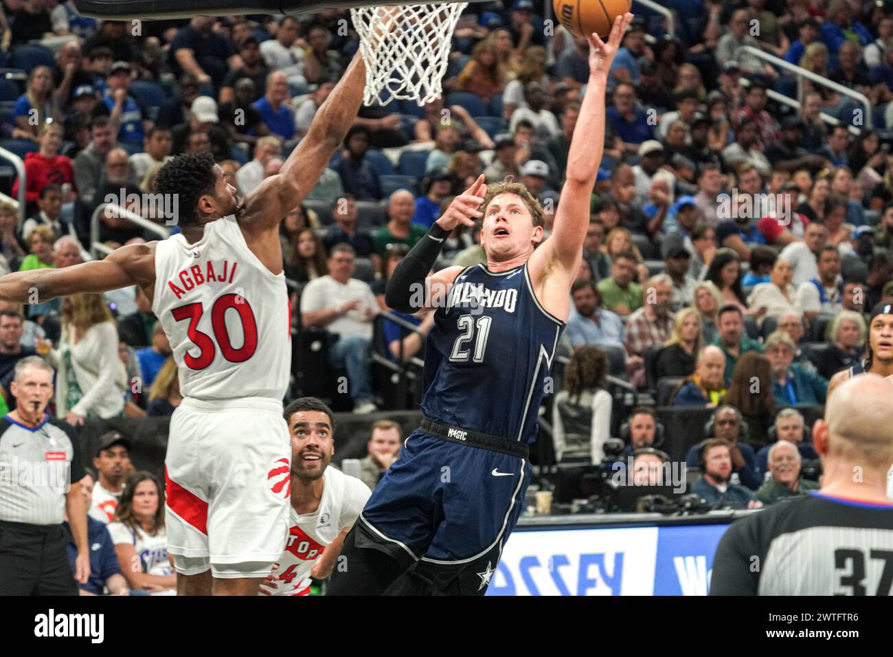 Orlando, Florida, USA, March 17, 2024, Orlando Magic center Moritz ...