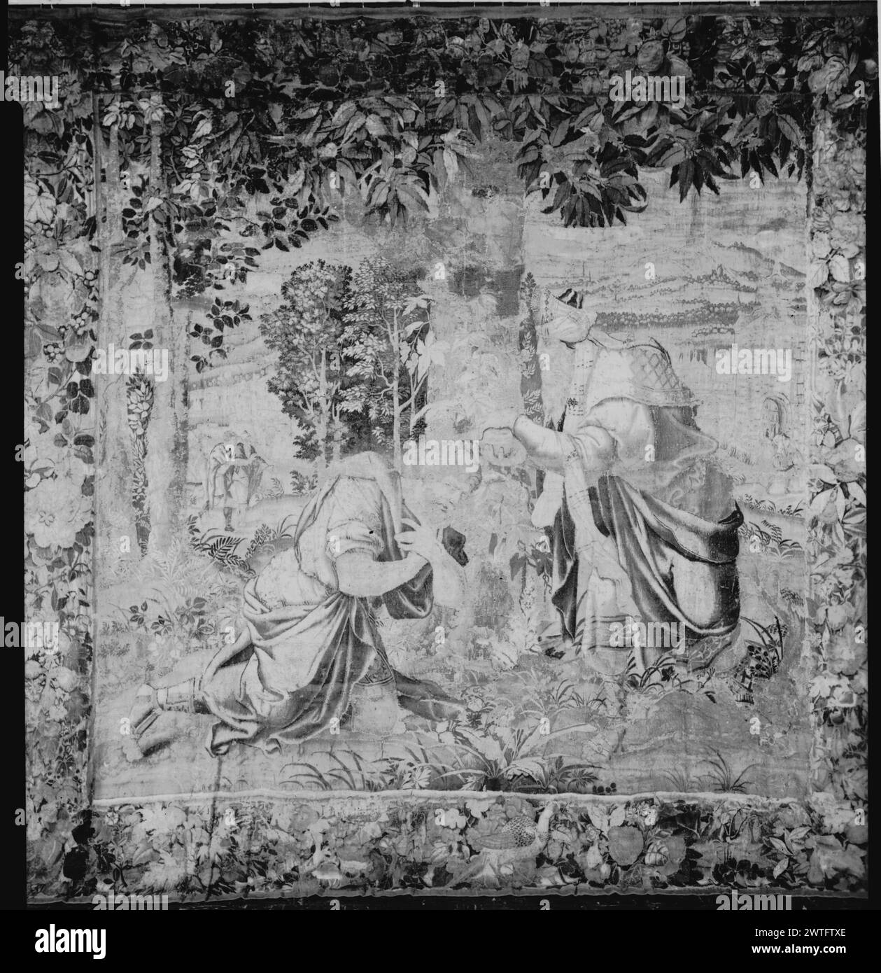 Samuel anointing saul Black and White Stock Photos & Images - Alamy