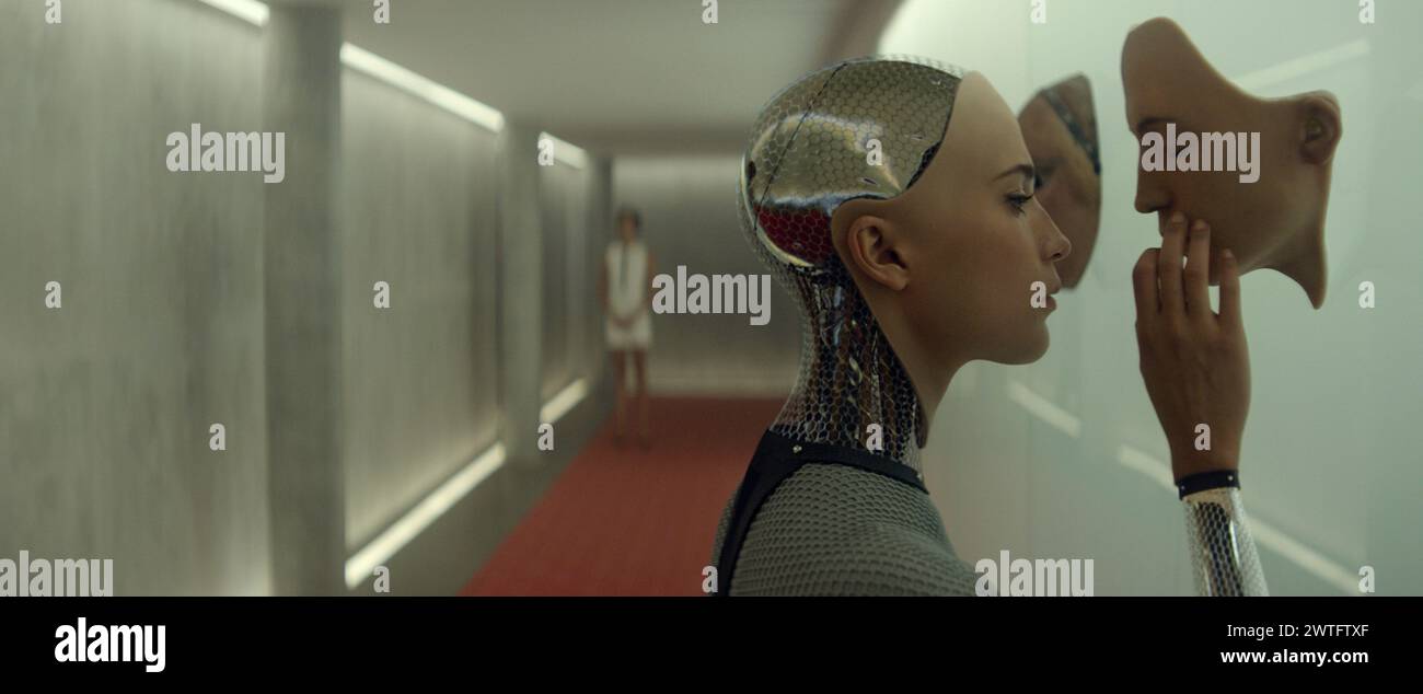 Ex Machina (2014) directed by Alex Garland and starring Alicia Vikander ...