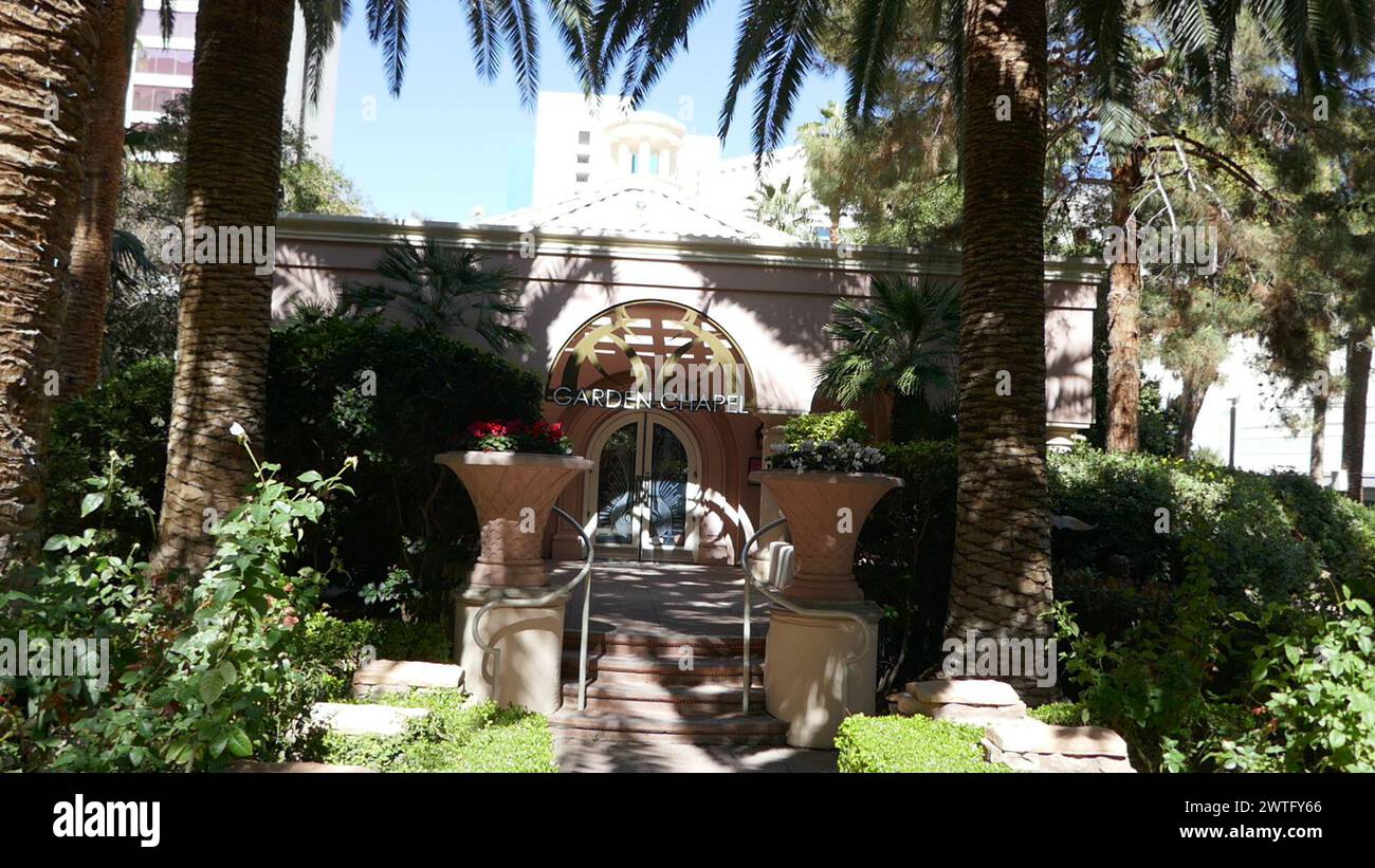 Las Vegas, Nevada, USA 8th March 2024 Garden Chapel at Benjamin ÒBusyÓ ...