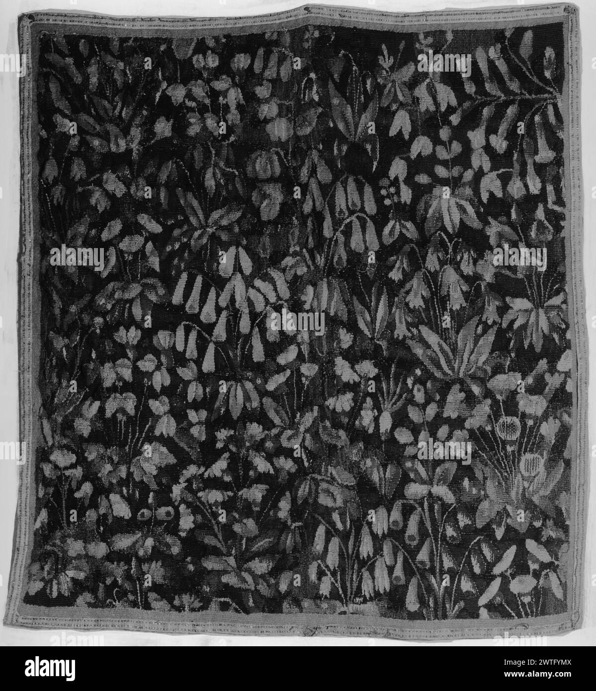 Millefleurs ground. unknown c. 1500-1525 Tapestry Materials/Techniques ...