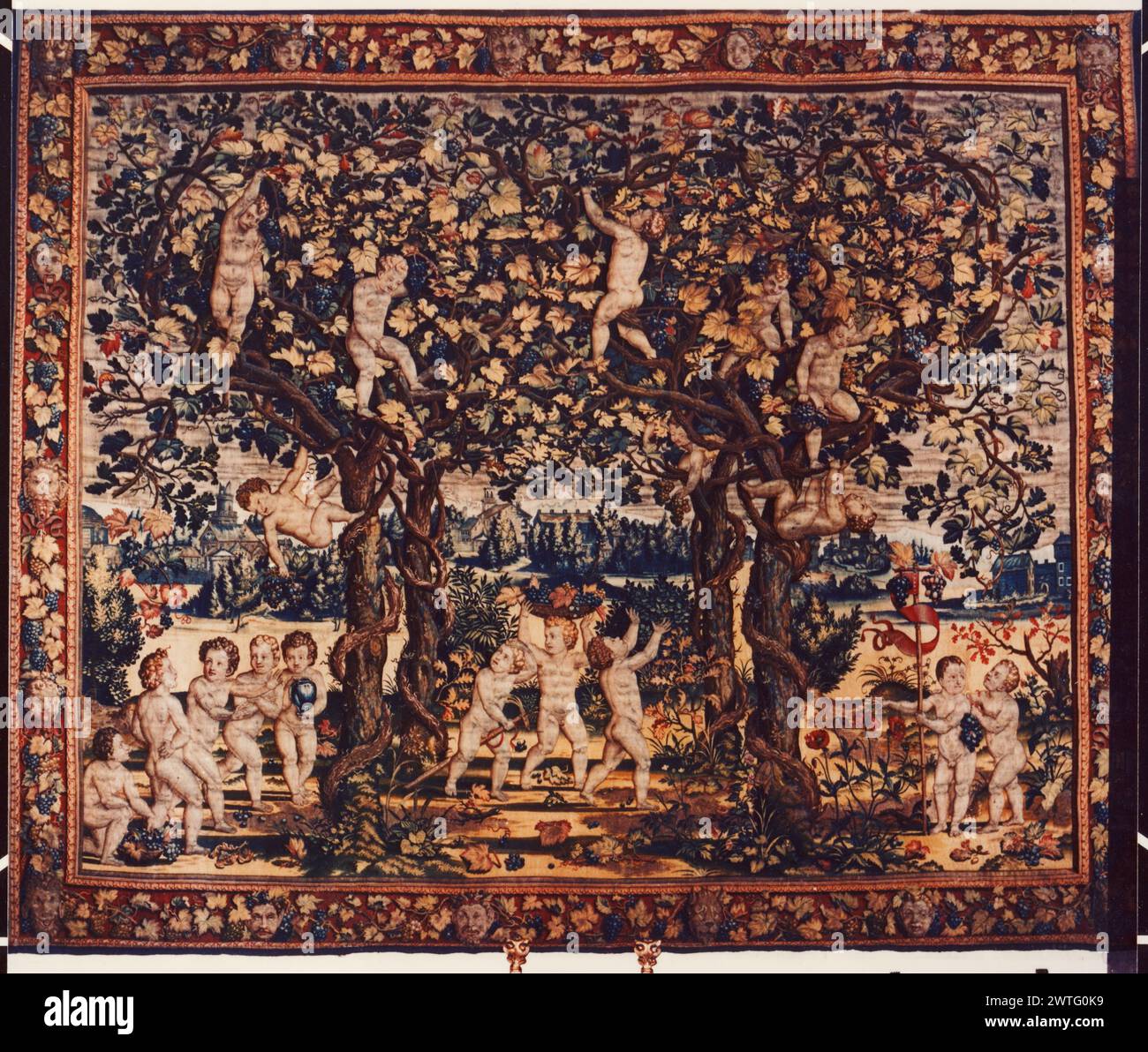 Children playing among trellises. Giulio Romano (Italian, 1492/99-1546 ...