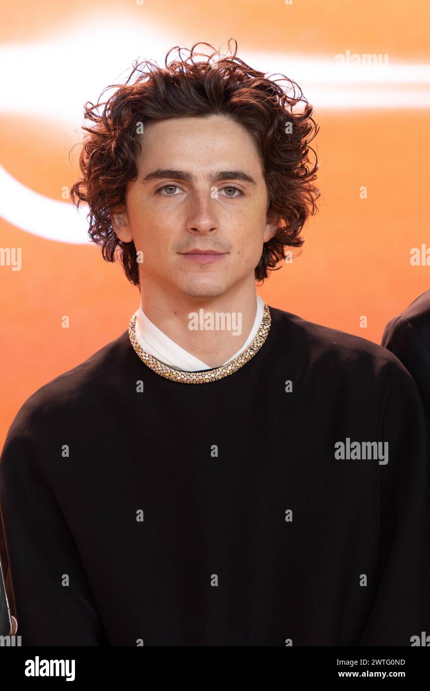 Timothee chalamet dune film hi-res stock photography and images - Alamy